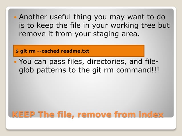 Git Memento of basic commands | PPT