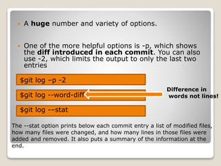 Git Memento of basic commands | PPT