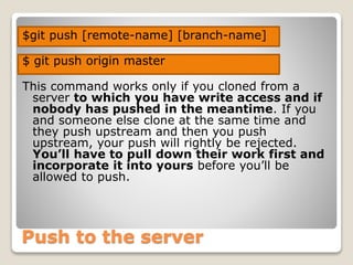 Git Memento of basic commands | PPT