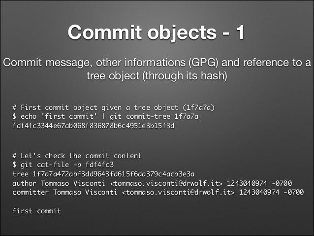 GIT: Content-addressable filesystem and Version Control System