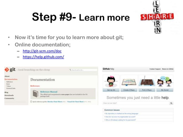 How to configure a Git repository and push to a remote repository… | PPT
