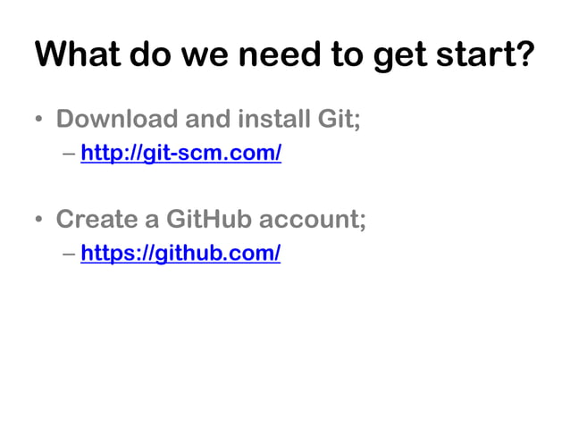 How to configure a Git repository and push to a remote repository… | PPT