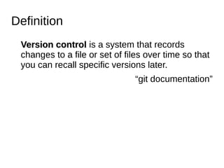 introduction in version control system | PPT