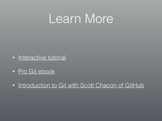 Introduction to Git | PPT