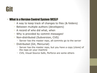 Git installation and configuration | PPT