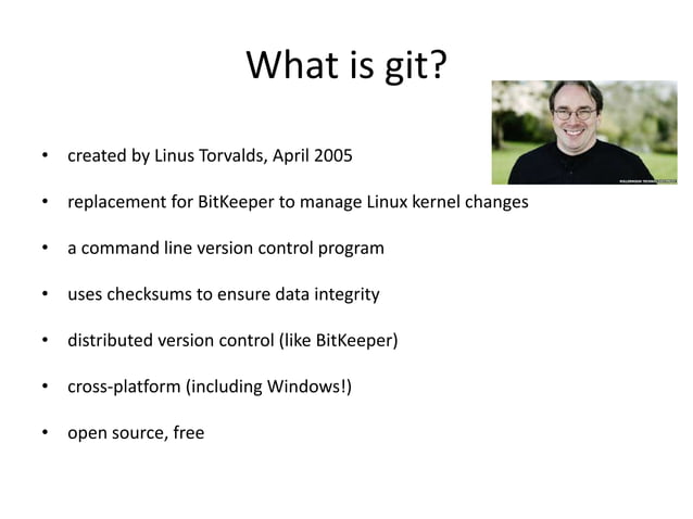 Introduction to Git and GitHub | PPTX | Operating Systems | Computer Software and Applications