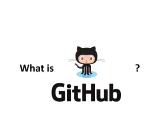 Introduction to Git and GitHub | PPT