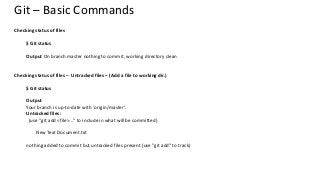 Git - An Introduction | PDF | Operating Systems | Computer Software and Applications