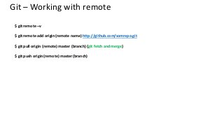 Git - An Introduction | PDF | Operating Systems | Computer Software and Applications