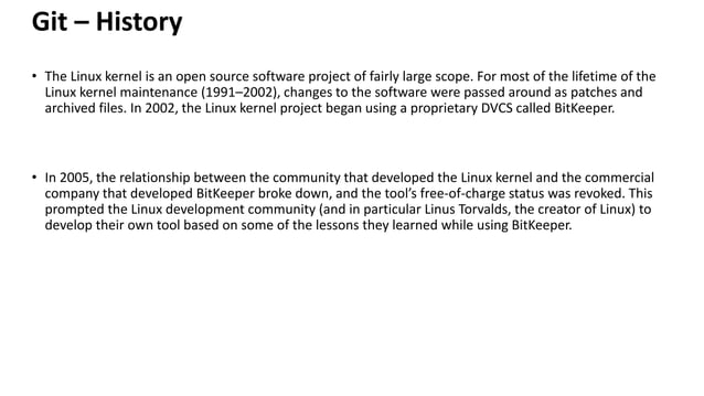 Git - An Introduction | PDF | Operating Systems | Computer Software and Applications