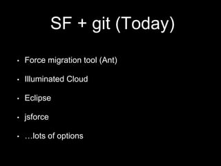 Git/Github & Salesforce | PPTX
