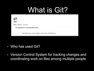 Git/Github & Salesforce | PPTX