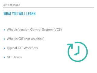 Introduction to Version Control with GIT | PPT
