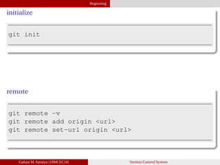 Version Control System | PPT