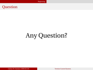 Version Control System | PPT