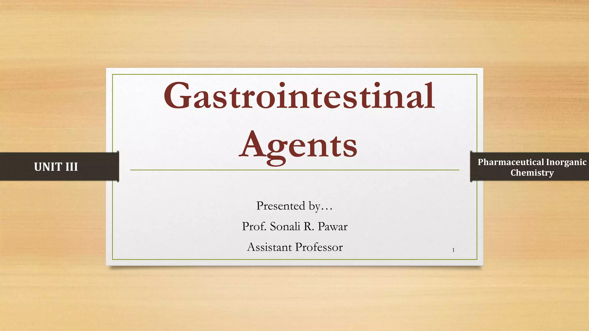 Gastrointestinal Tract | PPTX