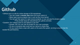 Git walkthrough | PPT