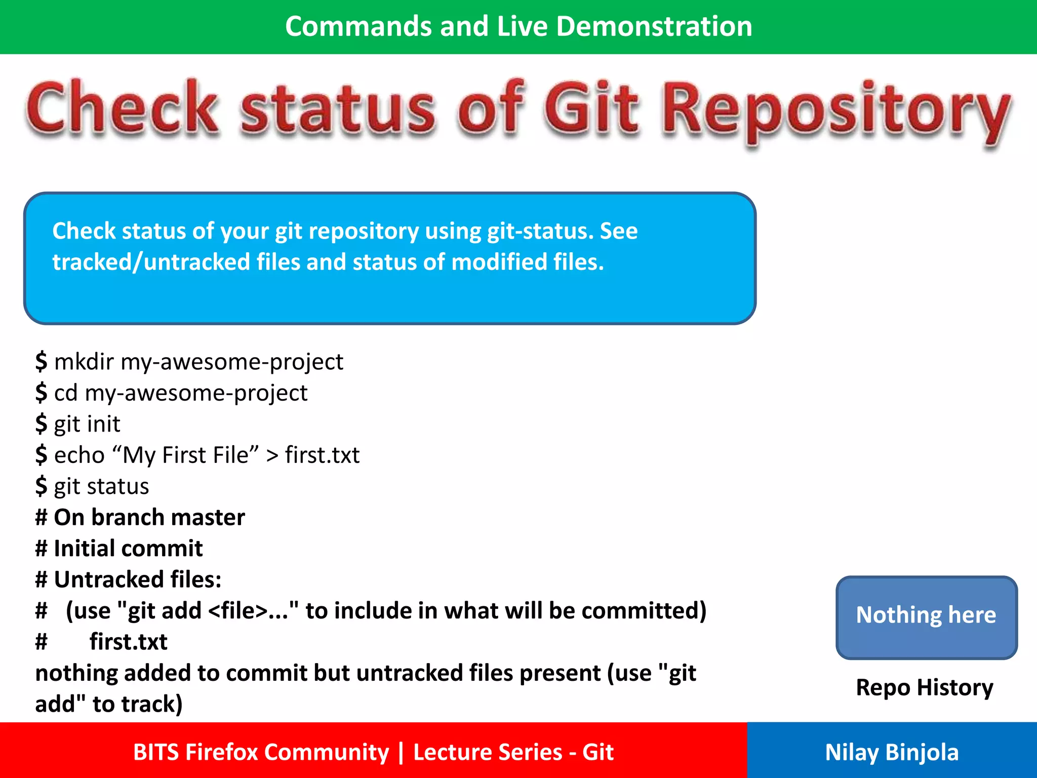 Git - Basic Crash Course | PPTX
