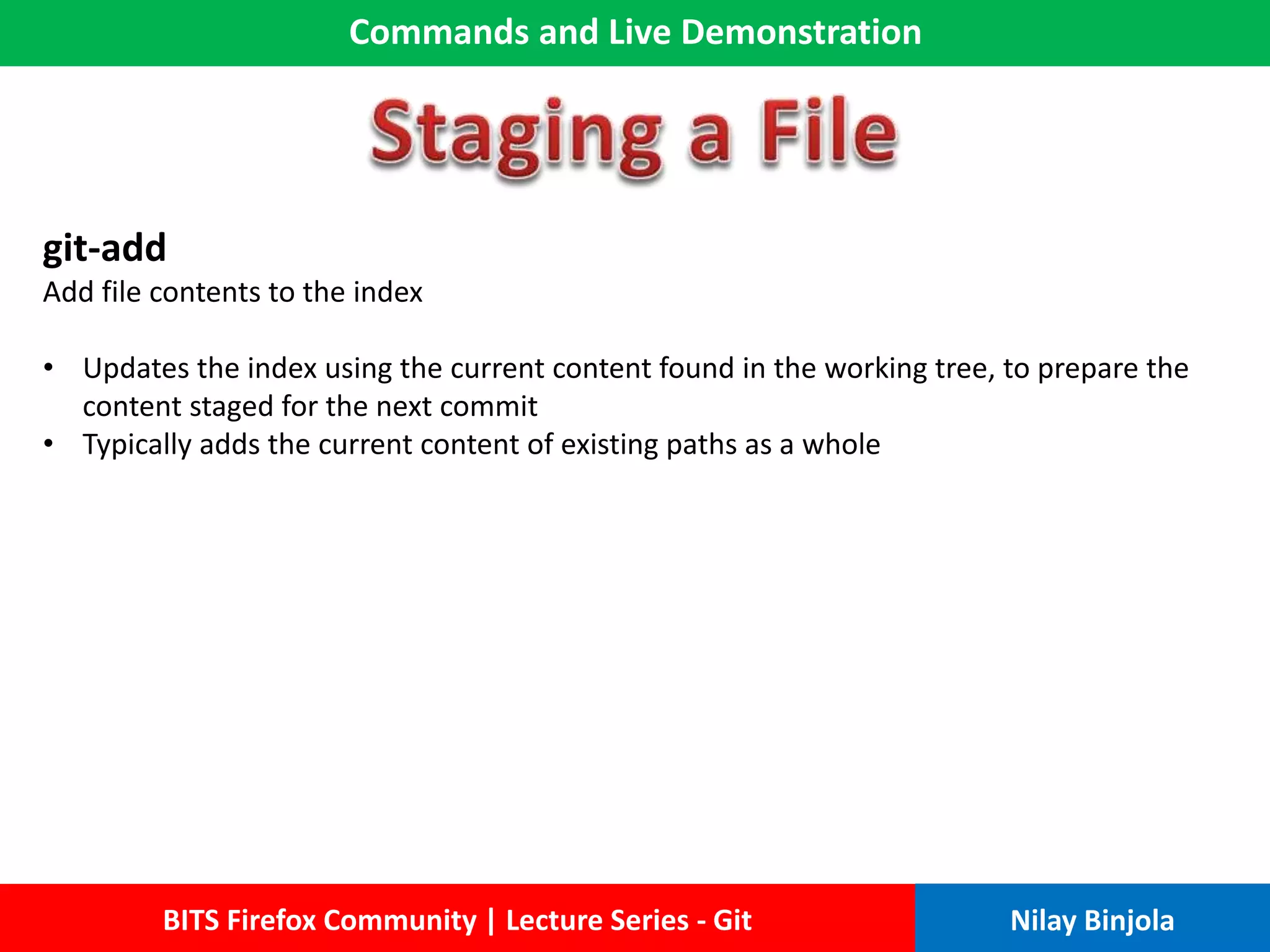 Git - Basic Crash Course | PPTX