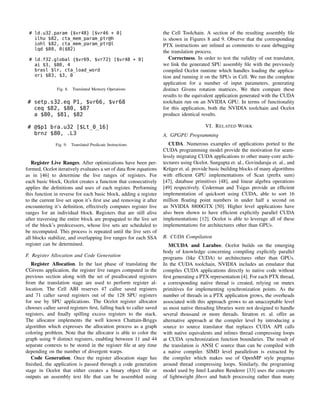 Translating GPU Binaries to Tiered SIMD Architectures with Ocelot | PDF