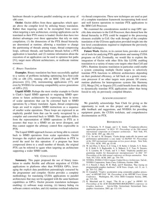 Translating GPU Binaries to Tiered SIMD Architectures with Ocelot | PDF