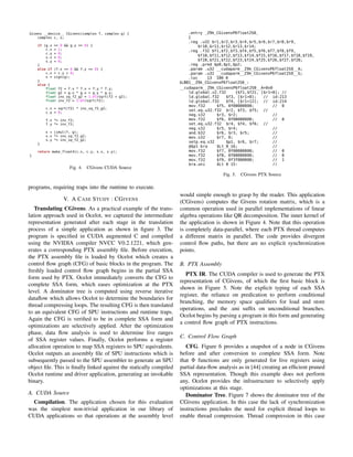 Translating GPU Binaries to Tiered SIMD Architectures with Ocelot | PDF