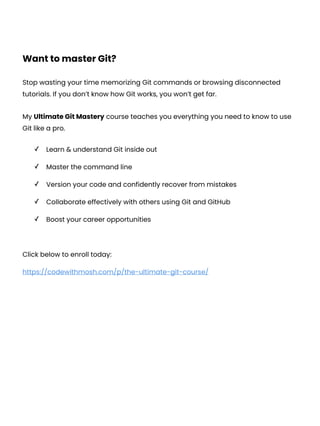 Git cheat-sheet | PDF | Operating Systems | Computer Software and Applications