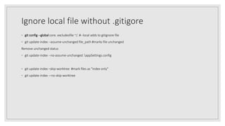 Git a stupid change tracker and persistent map. | PPT