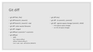 Git a stupid change tracker and persistent map. | PPT