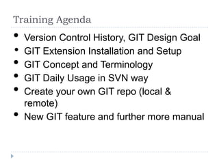 Git extension-training | PPTX