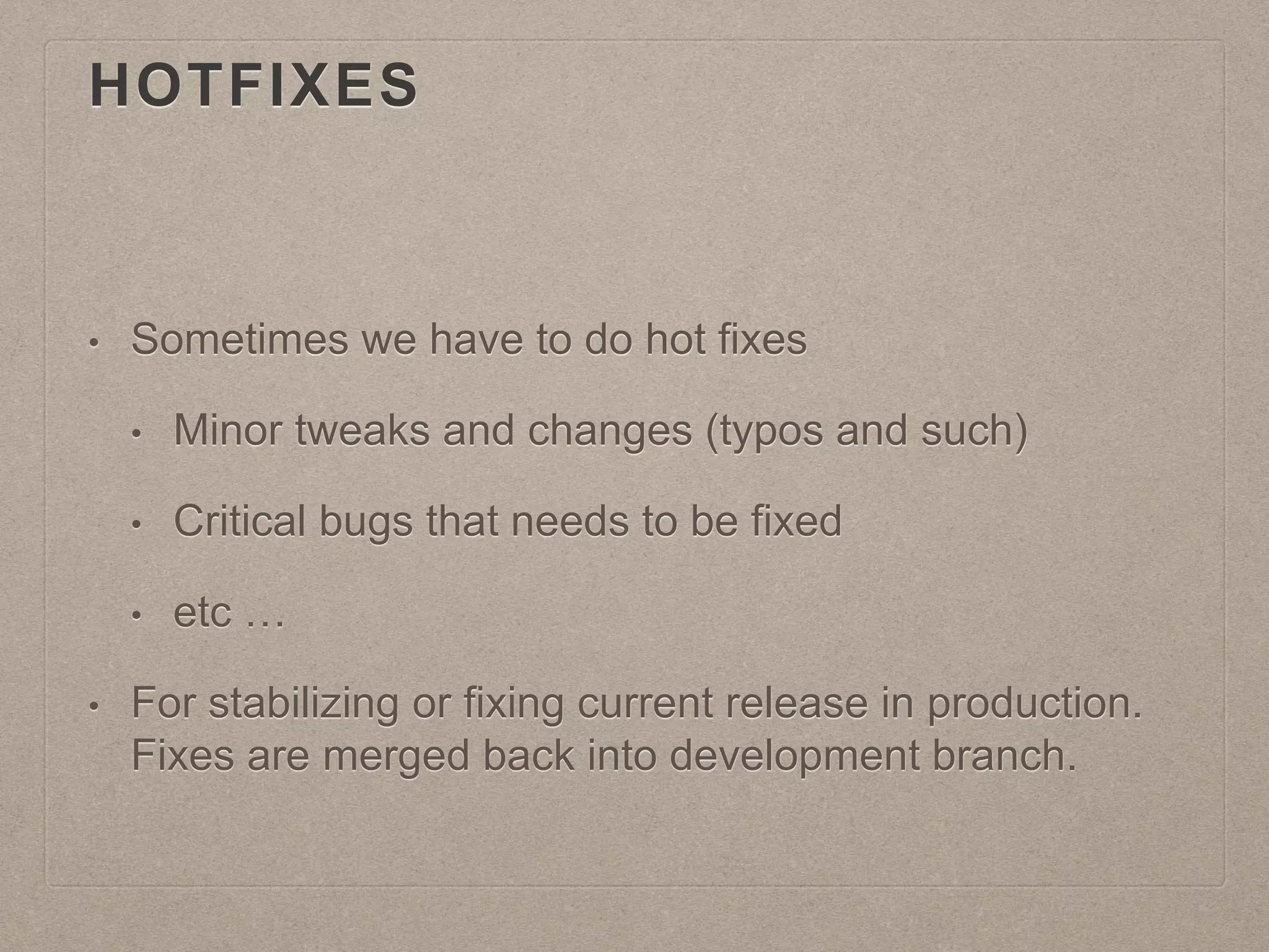 Git flow workflow example | PPTX