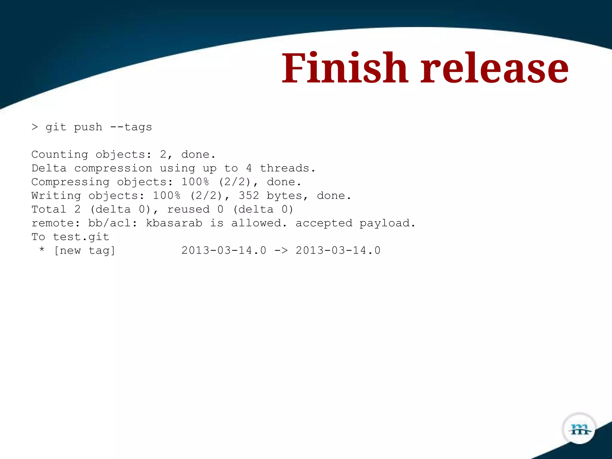 Git flow for daily use | PPT
