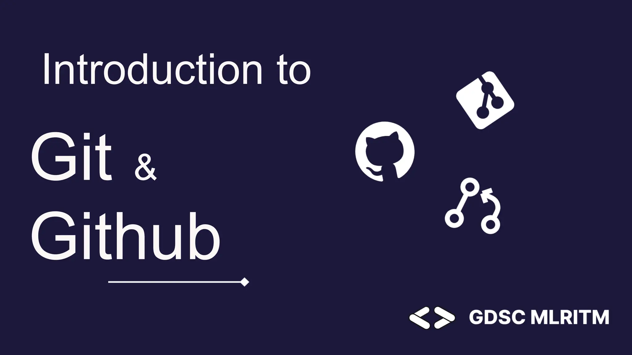Git and Github workshop GDSC MLRITM | PPTX | Operating Systems | Computer Software and Applications