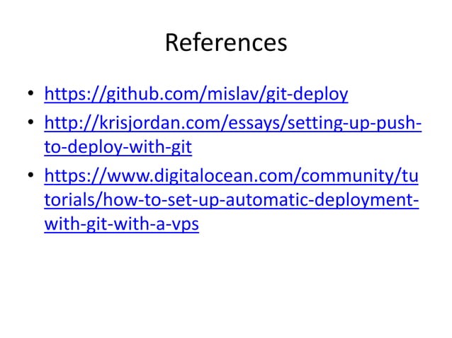 Introducing Git to your FTP workflow | PPT