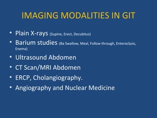 GIT Radiology | PPT