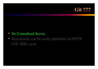 Git- Fast version control system | PPT