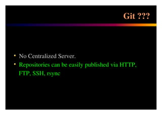 Git- Fast version control system | PPT