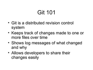 Git101 | PPT