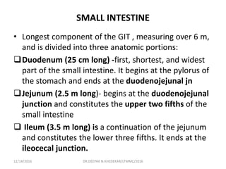 HISTOLOGY OF GIT- 2 | PPTX