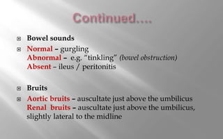 EXAMINATION OF GIT | PPTX