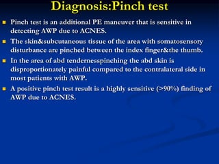 GIT 4th abd wall pain | PPT