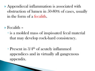 Acutely appendicitis Gastrointestinal system | PPT