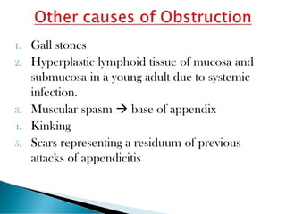 Acutely appendicitis Gastrointestinal system | PPT