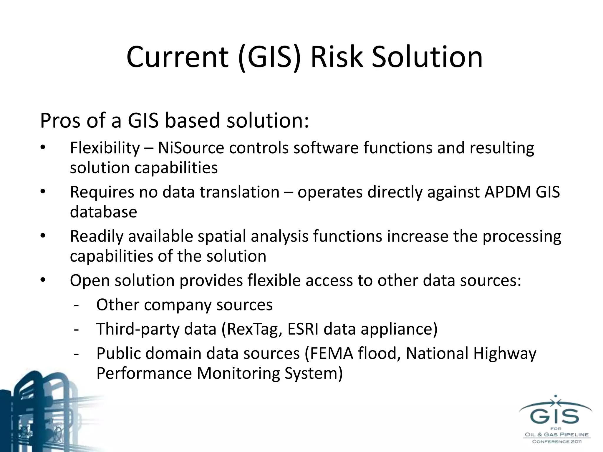 Willbros GITA Presentation on GIS-Based Risk Assessment | PPTX