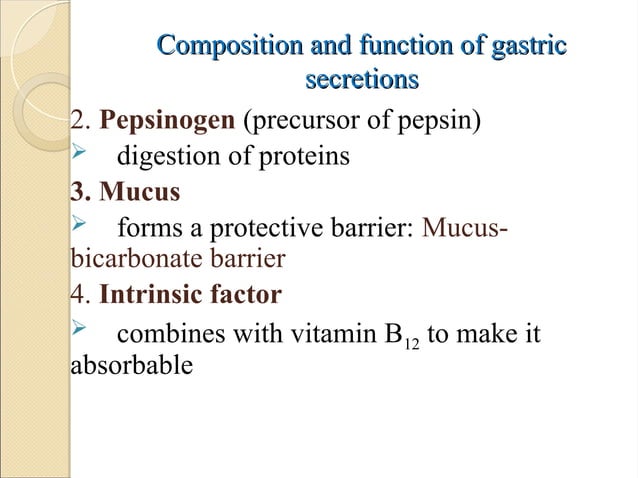 Git Gastrointestinal Tract Physiology Medical Ppt