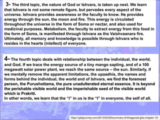 Bhagvad Gita chapter 15 ,(revised 2021) Purusottama Yoga (The yoga of ...