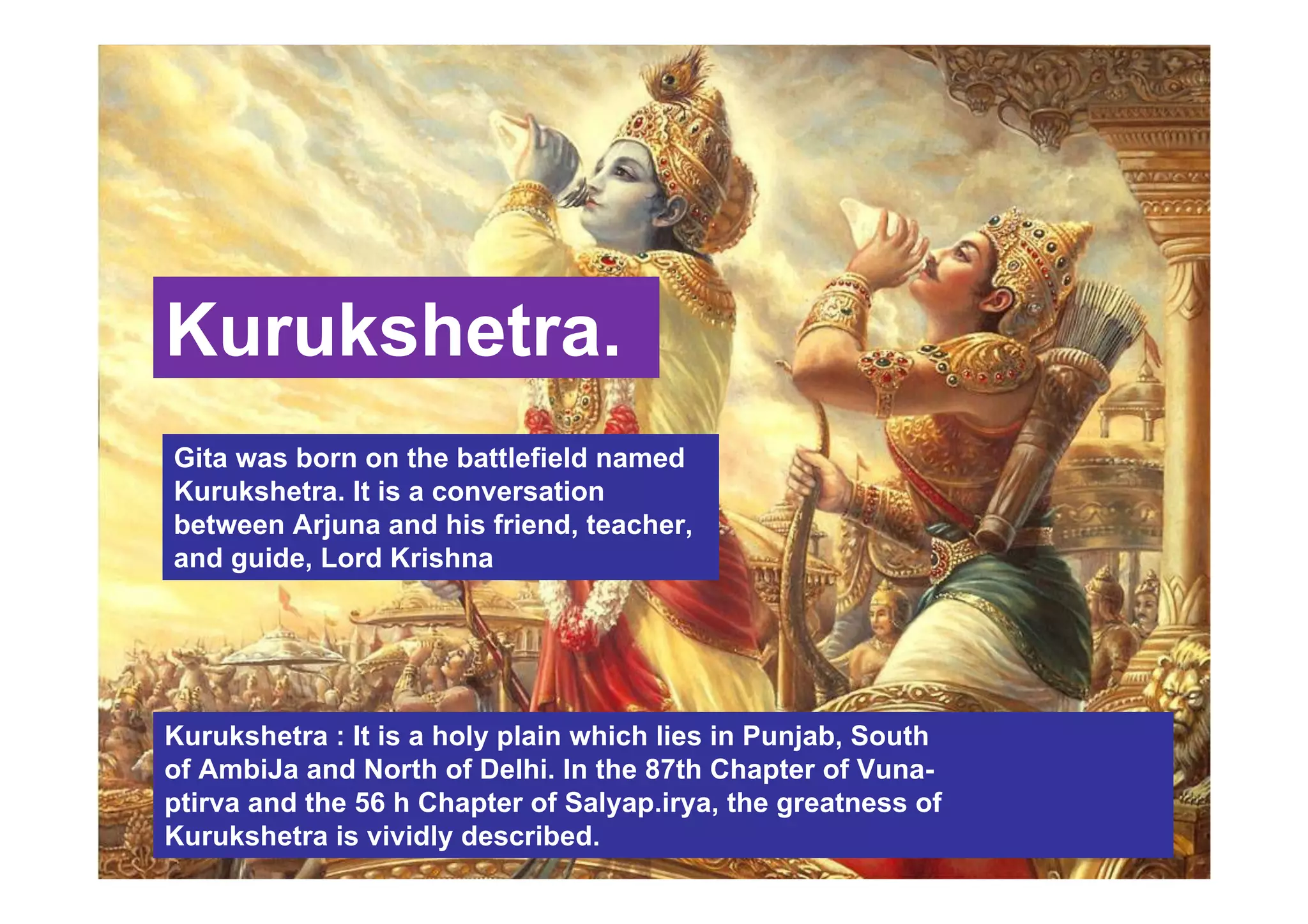 BHAGVAD GITA Chapter 1, Verse 1 | PDF