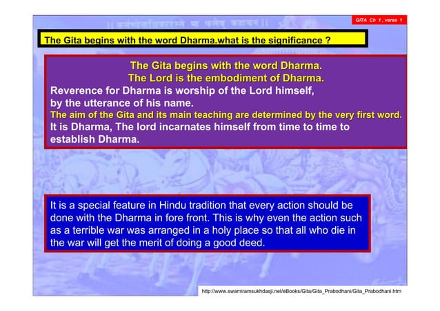 BHAGVAD GITA Chapter 1, Verse 1 | PDF | Hinduism | Religion & Spirituality