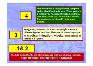 Gita chapter 7.16 Four types of devotees | PDF