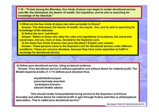 Gita chapter 7.16 Four types of devotees | PDF